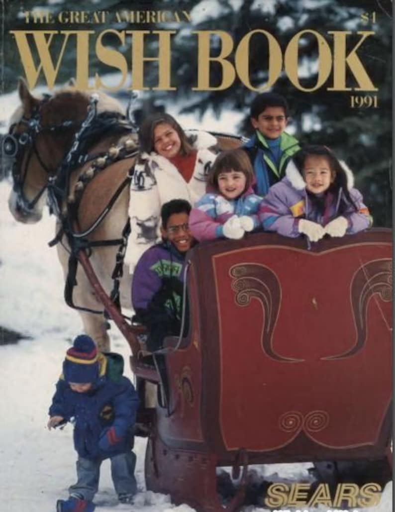 1991 Sears Christmas Catalog Toy Wish Book PDF Vintage Digital Instant ...