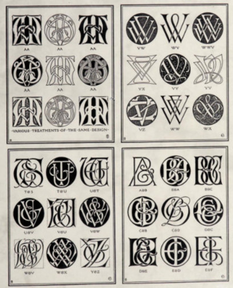 Embroidery Monogram Font Designs Alphabet Hand Embroidered Sewing ...