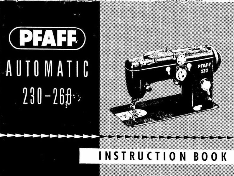Pfaff 332 230 260 261 262 Universal Zig Zag Arm Flatbed Sewing Machine ...