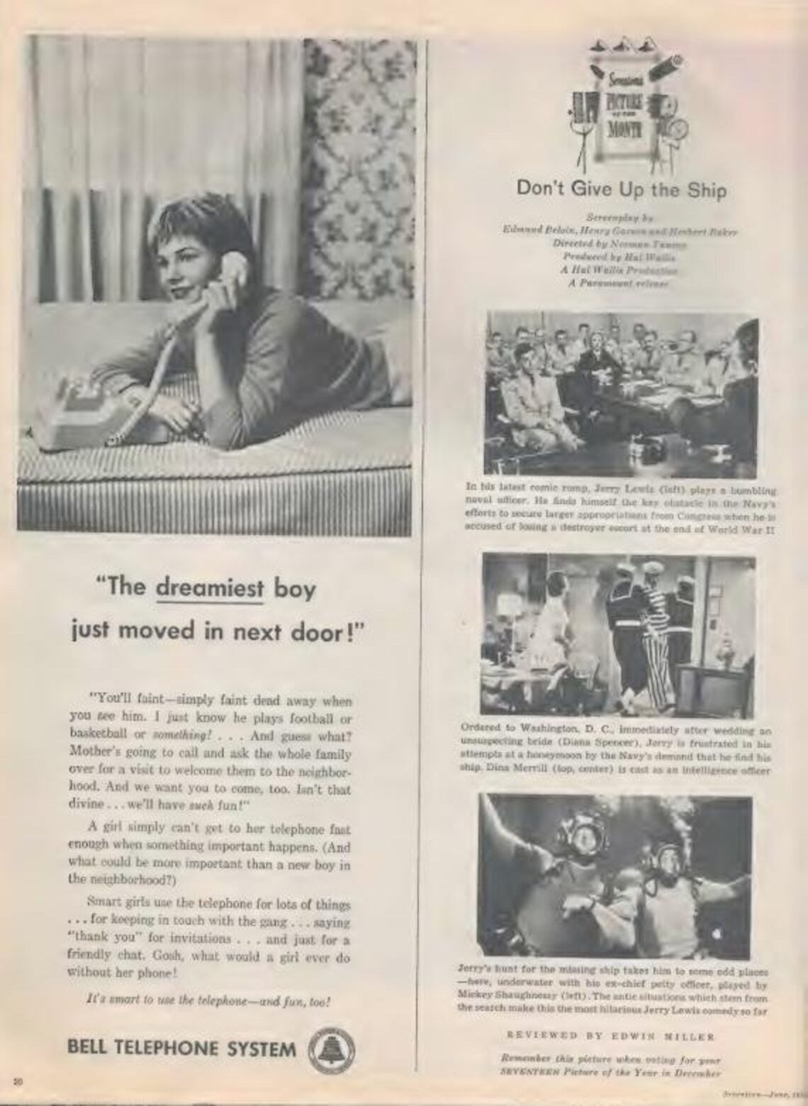 Seventeen 1959-6 Fashion Trends Teen Magazine Art PDF Vintage Digital ...