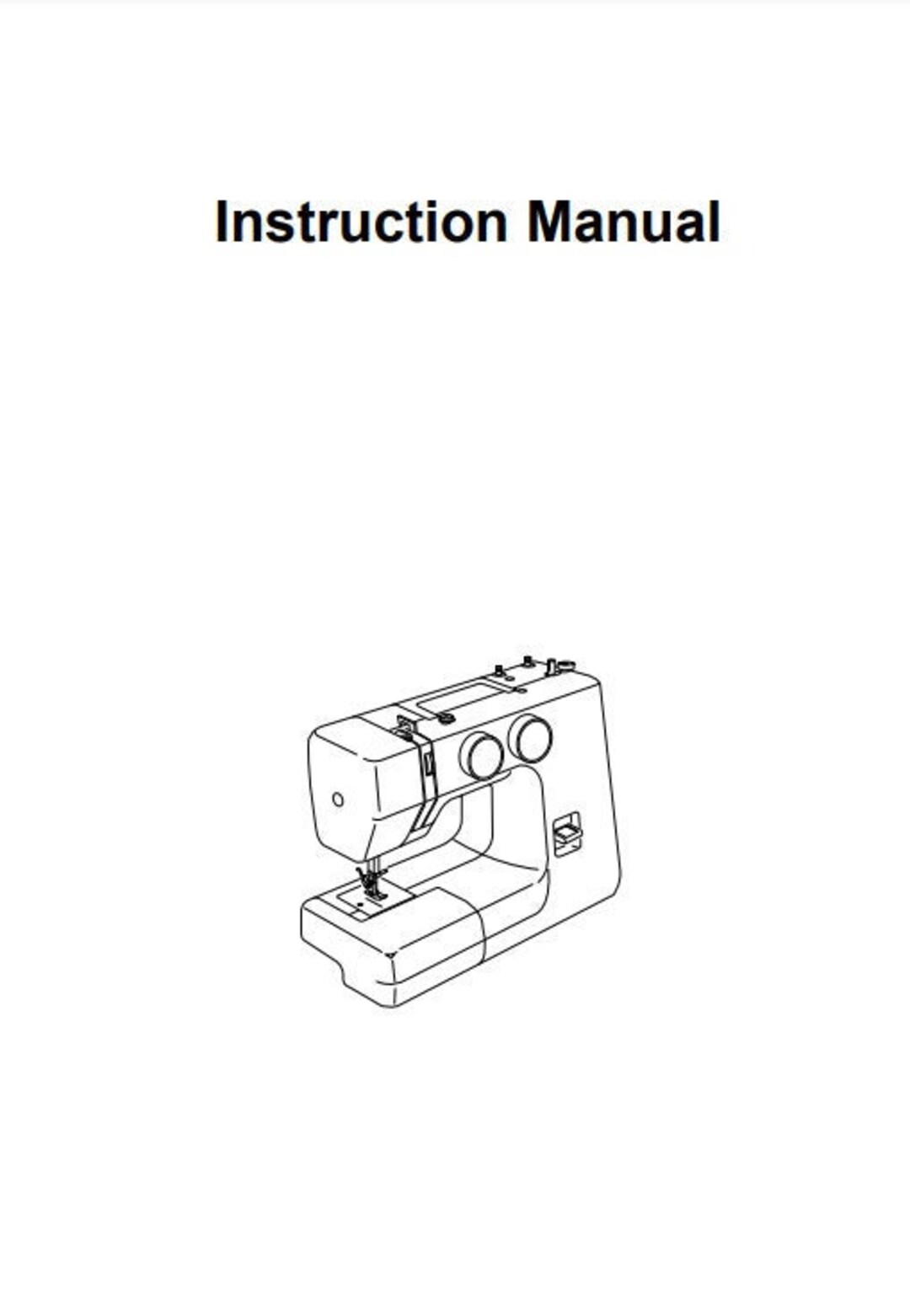 Elna EL Sew Fun Sewing Machine PDF Instruction Instant Download ...