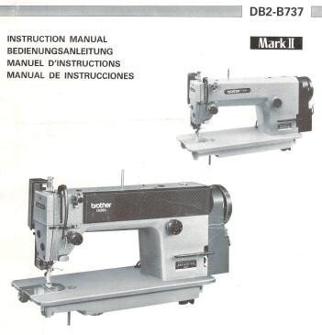 Brother DB2 B737 MK2 EXARDA Sewing Machine Single Needle Straight ...