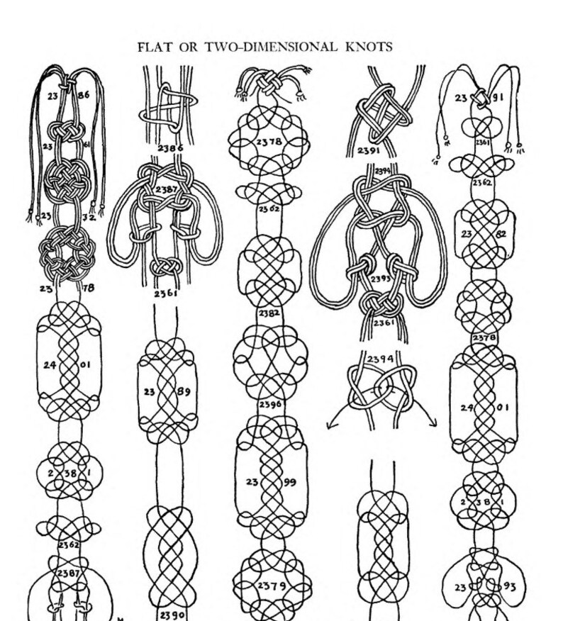 Knotting Designs Made Easy for Sellers With the Ashley Book of 3800 ...