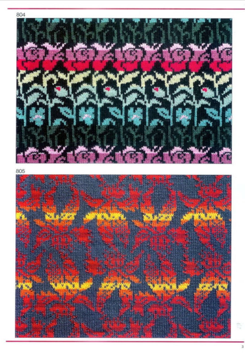 Brother Stitchworld II Pattern Book Knitting Machine KH965 Kh965i ...