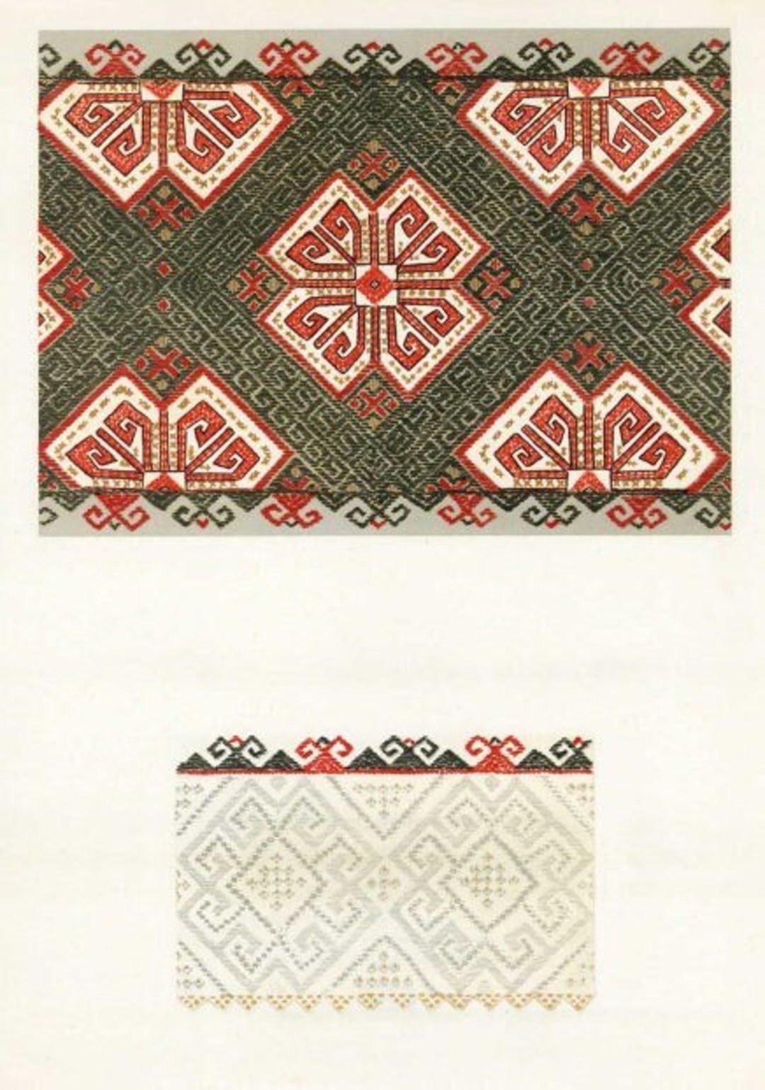 Romanian Folk Patterns and Embroidery Designs for Doll Costumes Hand ...