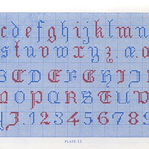 82 Needlework Alphabets Font Initials and Charted Designs Needlepoint ...