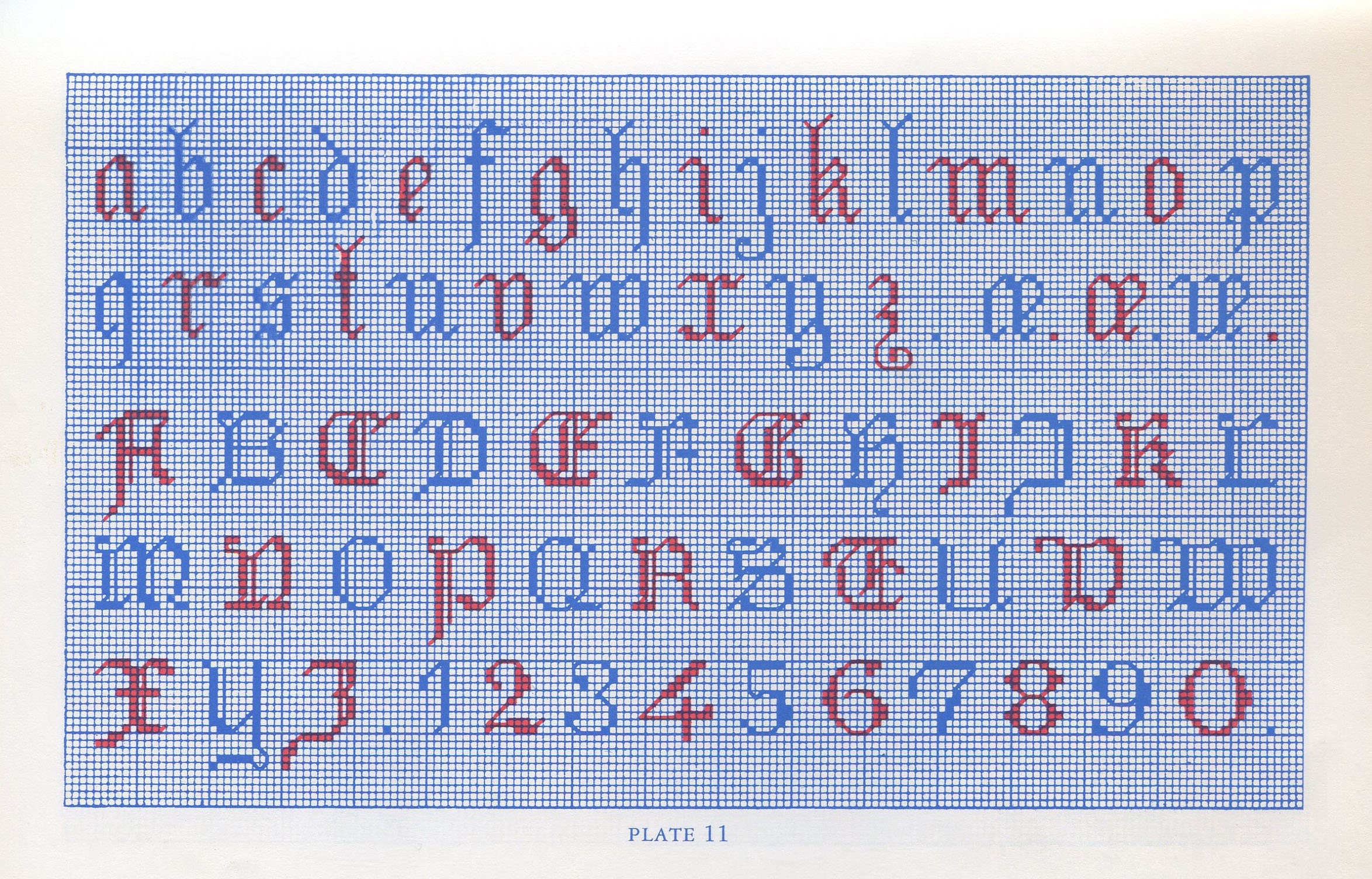 Needlework Alphabets Initials and Charted Designs Needlepoint Patterns ...