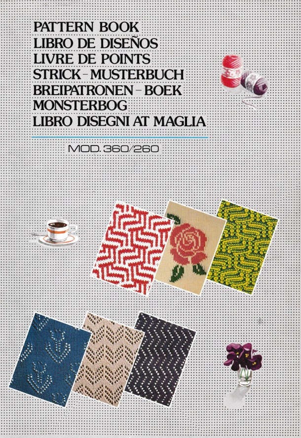 Singer Silver Reed 360 SK360 Knitting Machine Knitmaster Instruction ...