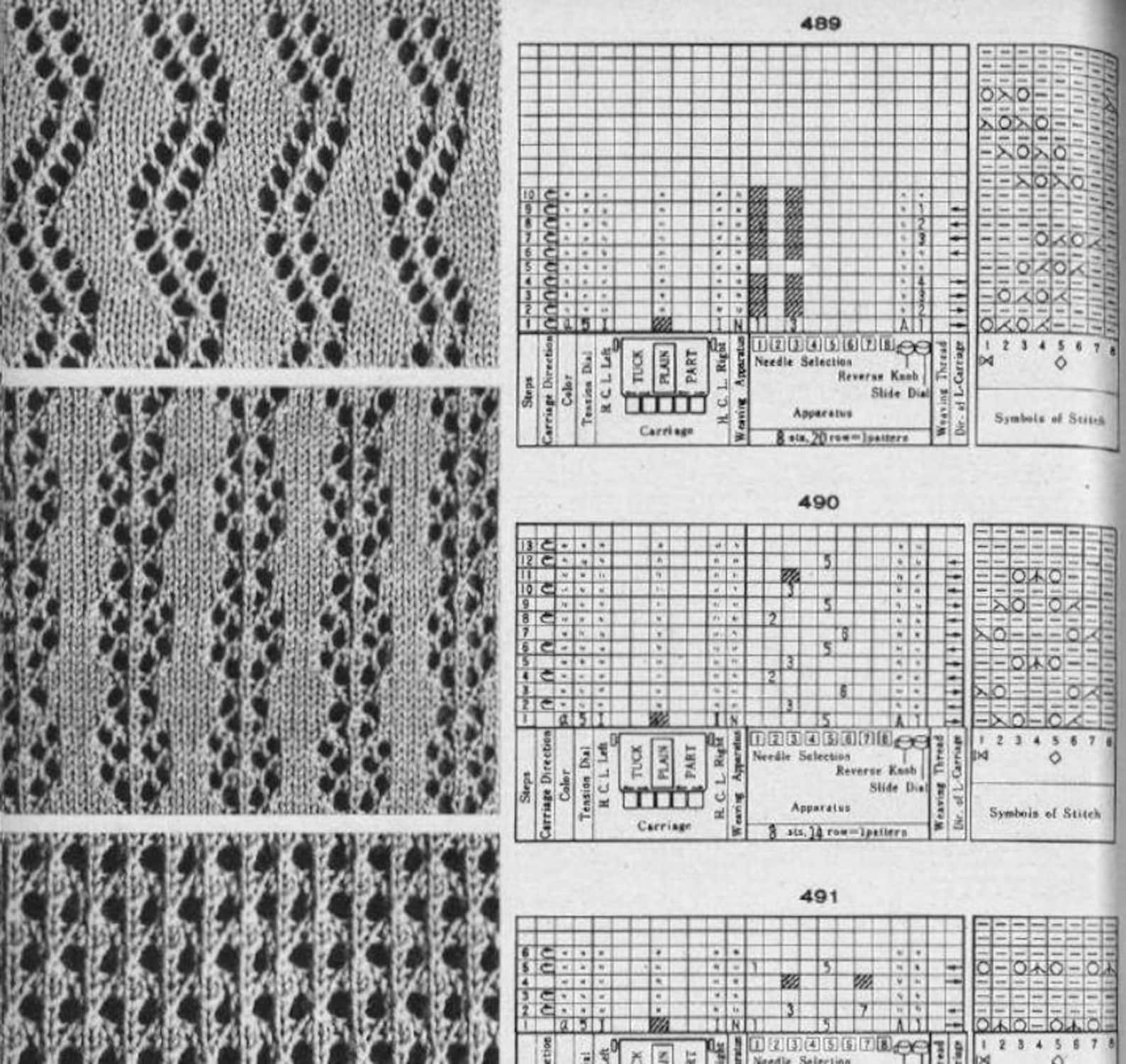 8 Stitch Knitting Machine Manual Retro 70s Jones Vintage Techniques ...