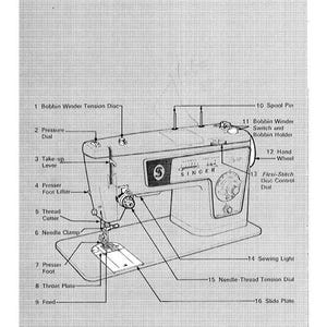 Singer 418 478 Stylist Zig Zag Sewing Machine Instruction Manuals in ...
