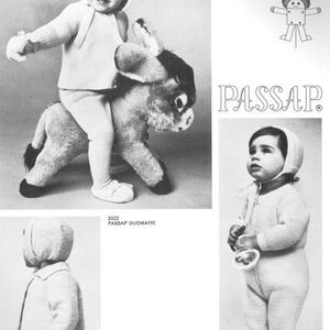 Passap Baby Book for Duomatic Knitting Machine Pattern Book Machine Vintage Guide Instruction ...