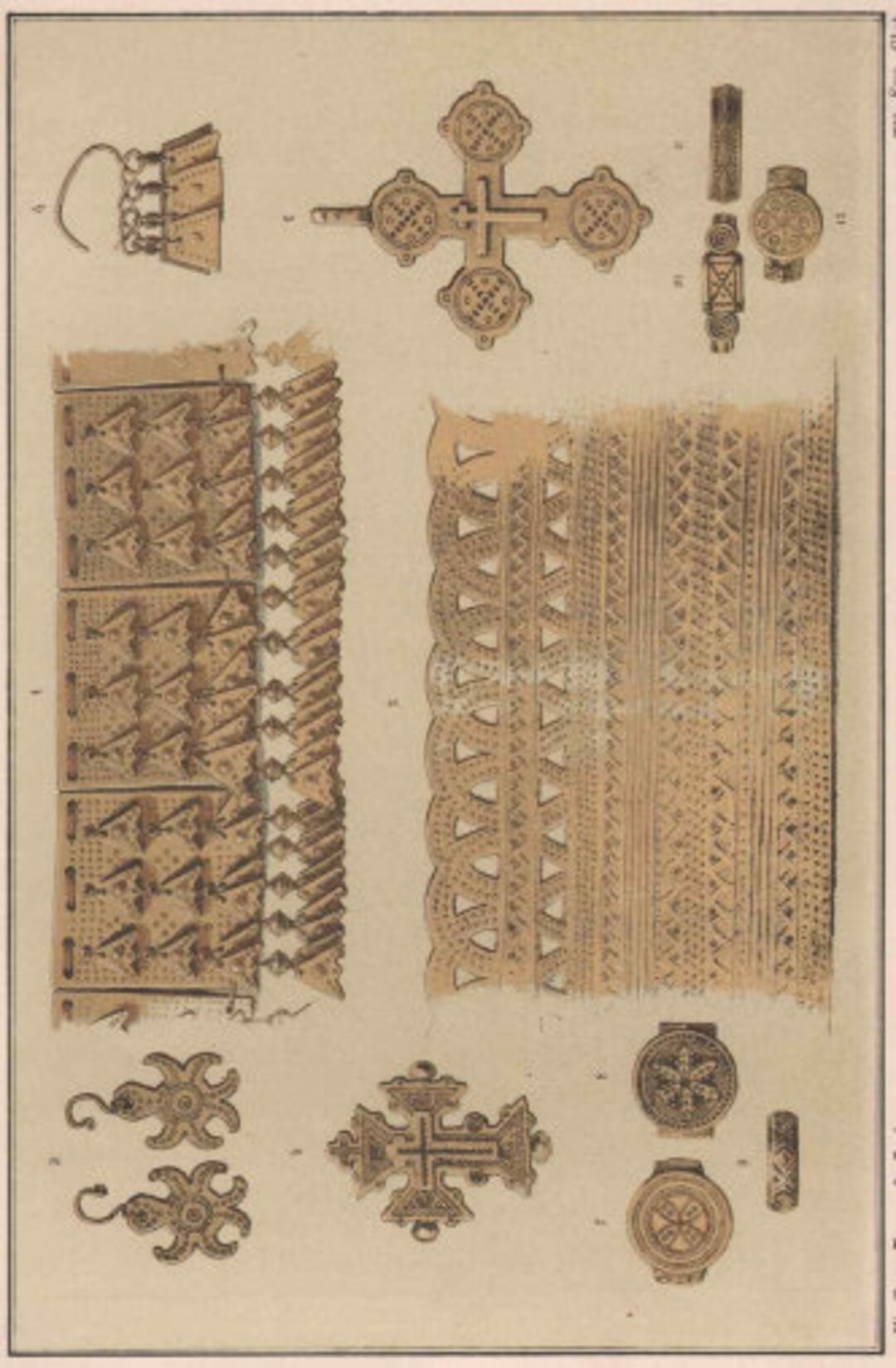 Ruthenian Ukrainian Peasant Ornaments and Jewellery Metalwork Folk ...