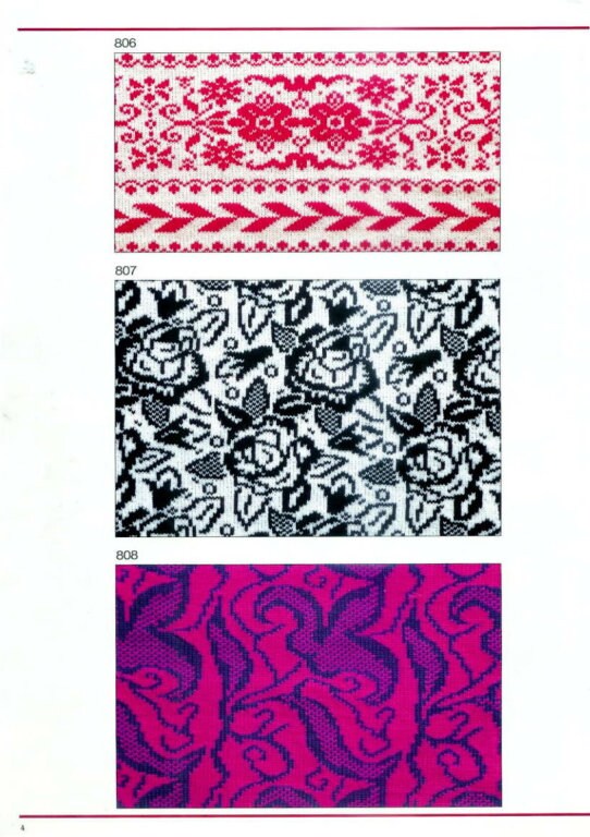 Brother Stitchworld II Pattern Book Knitting Machine KH965 Kh965i ...