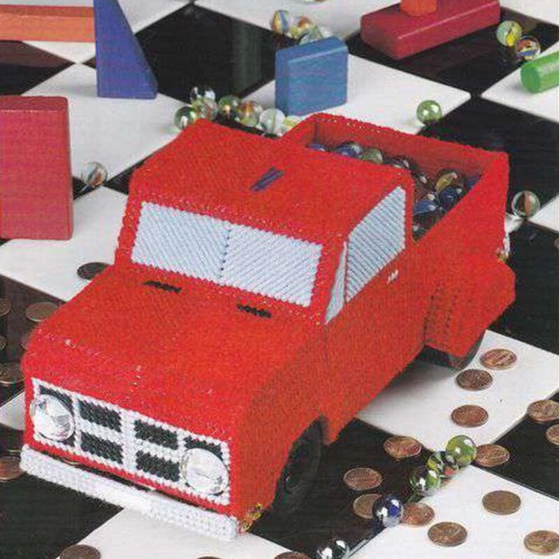 Plastic Canvas Truck - Etsy