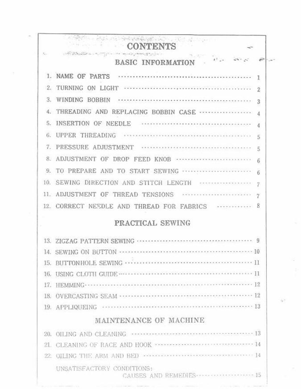 Adler 280M Hilton Riccar 333 Zig Zag Sewing Machine PDF Bundle ...