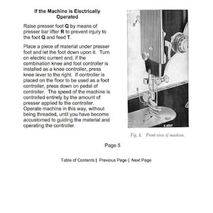 Singer 99 and 99K 99-13 99-24 99-31 Sewing Machine PDF Instruction ...