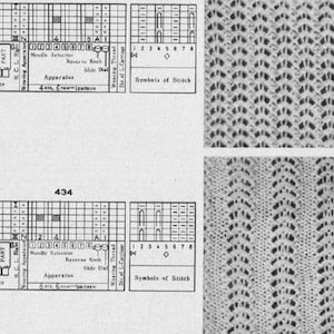 8 Stitch Knitting Machine Manual Retro 70s Jones Vintage Techniques ...