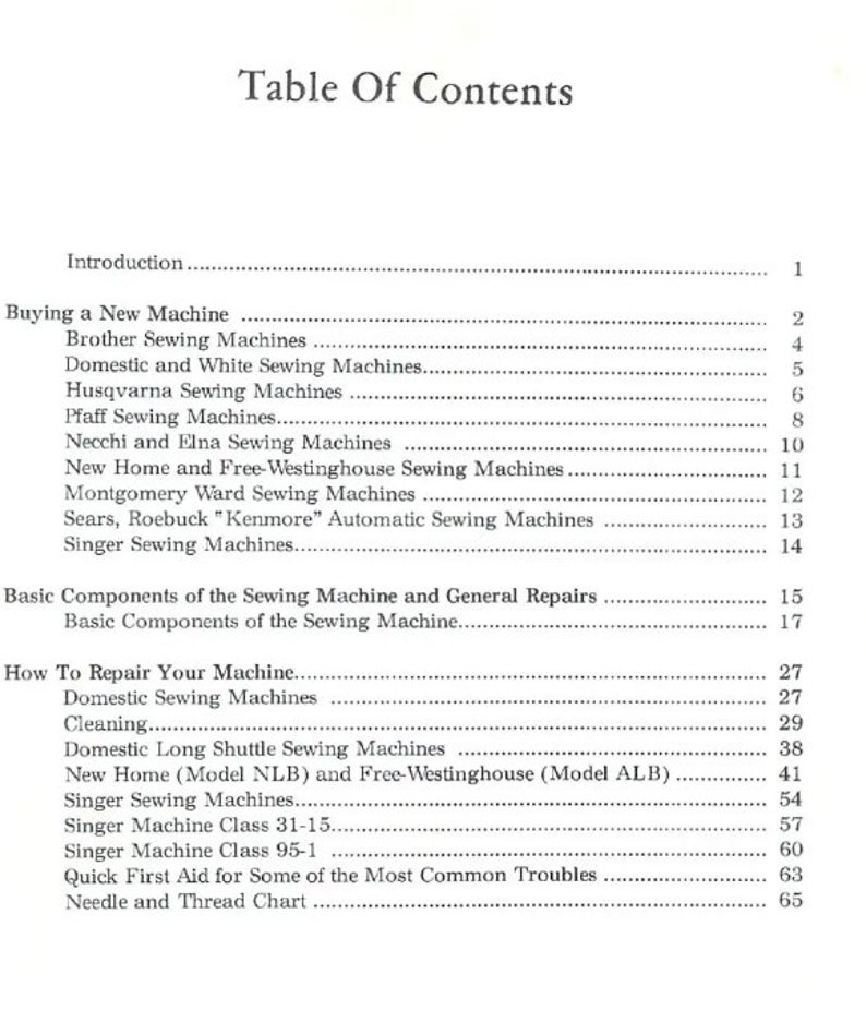 The Complete Sewing Machine Repair Book Service and Repairing Vintage ...