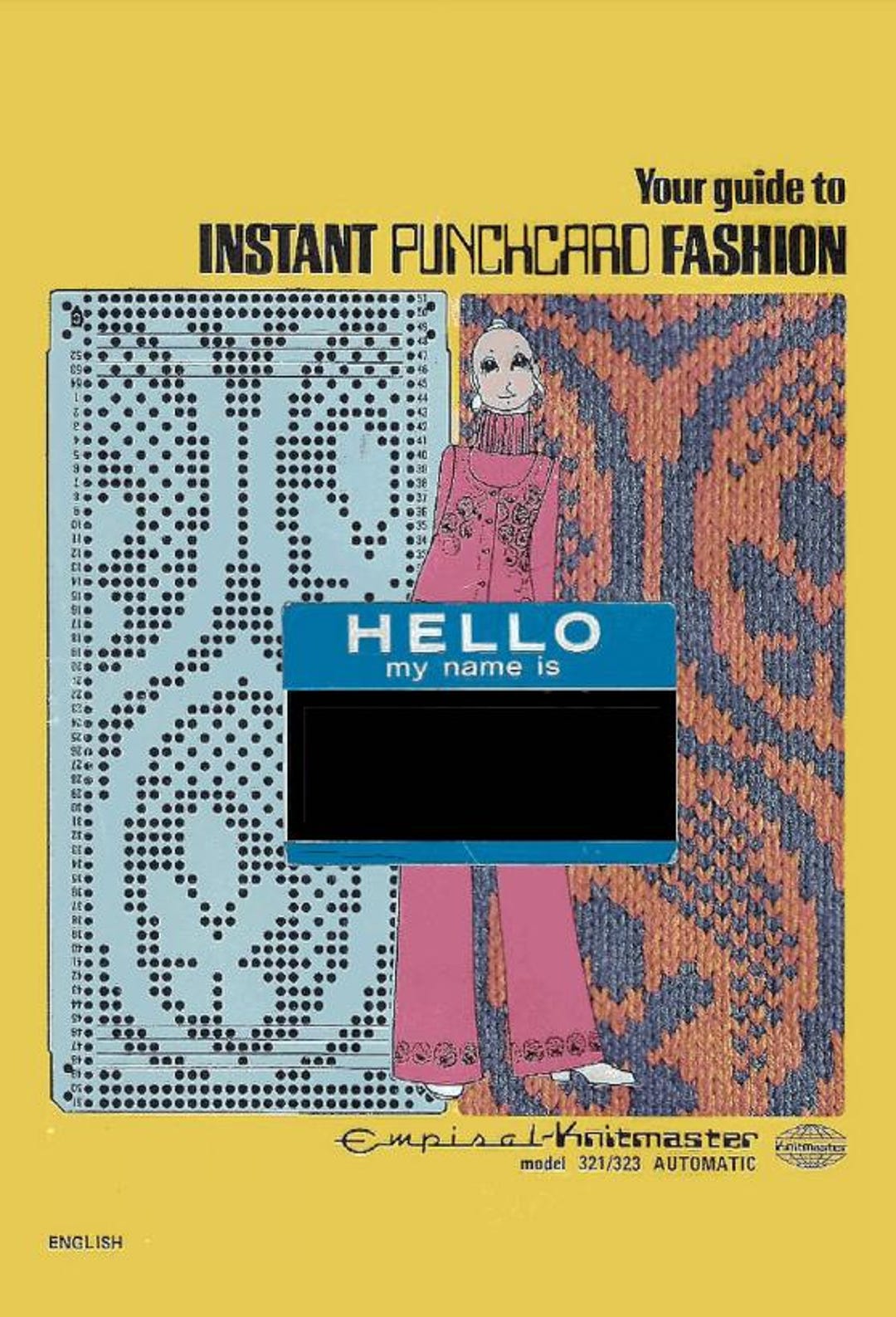 Empisal Knitmaster 321 323 Knit Knitting Designs Unique Vintage 60s ...