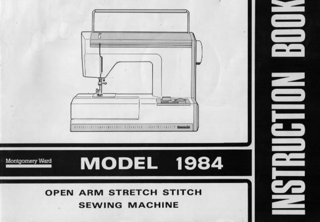 Montgomery Ward 1984 Open Arm Stretch Stitch Sewing Machine Model ...