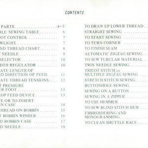 Janome - New Home 640 641 Sewing Machine PDF Instruction Manual in ...