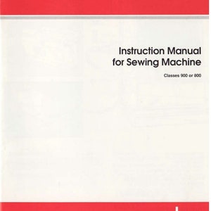 Elna 9000 8000 DIVA Sewing Machine Instruction Manual Vintage PDF ...