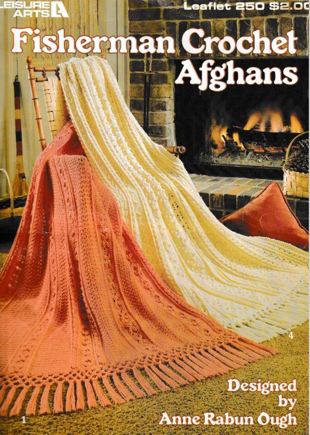 6 Fisherman Afghan Crochet PDF Rug Throw Afghan Blanket Patterns ...