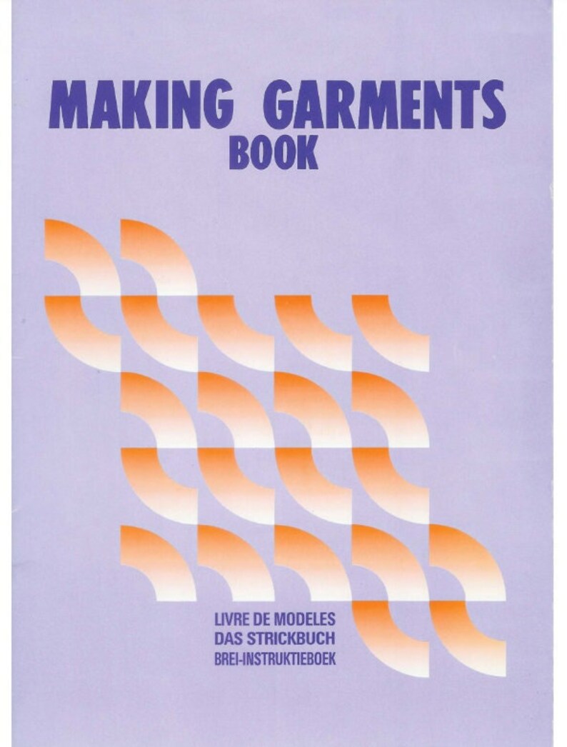 Brother Making Garments Book Knitting Machine Manual Retro 70s Vintage ...