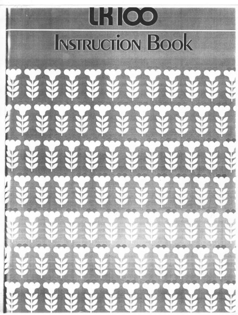 Singer Silver Reed LK100 Knitting Machine Fair Isle Carriage ...