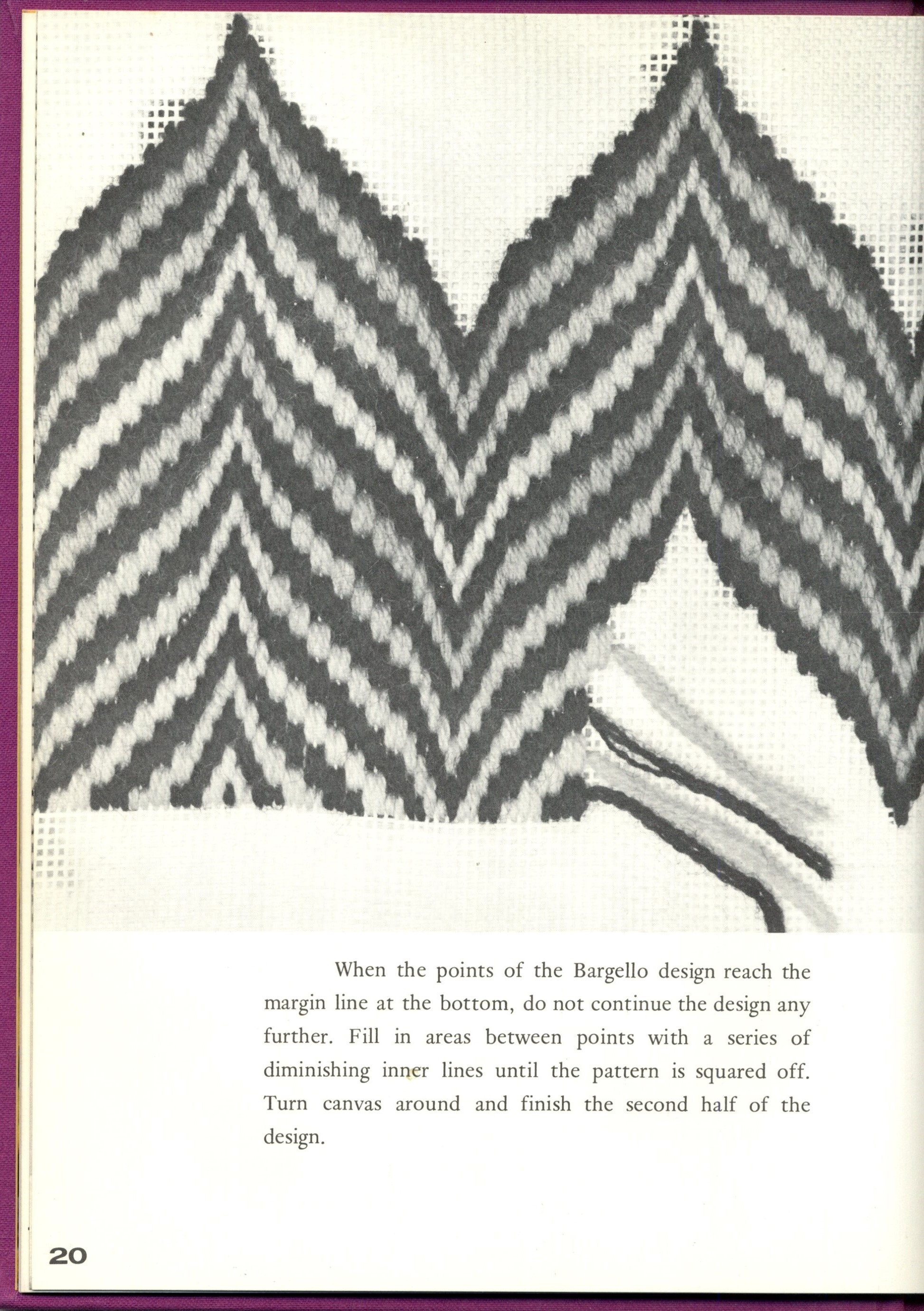 Vintage Bargello Patterns; Bargello Designs; Bargello Stitch; Fun With ...