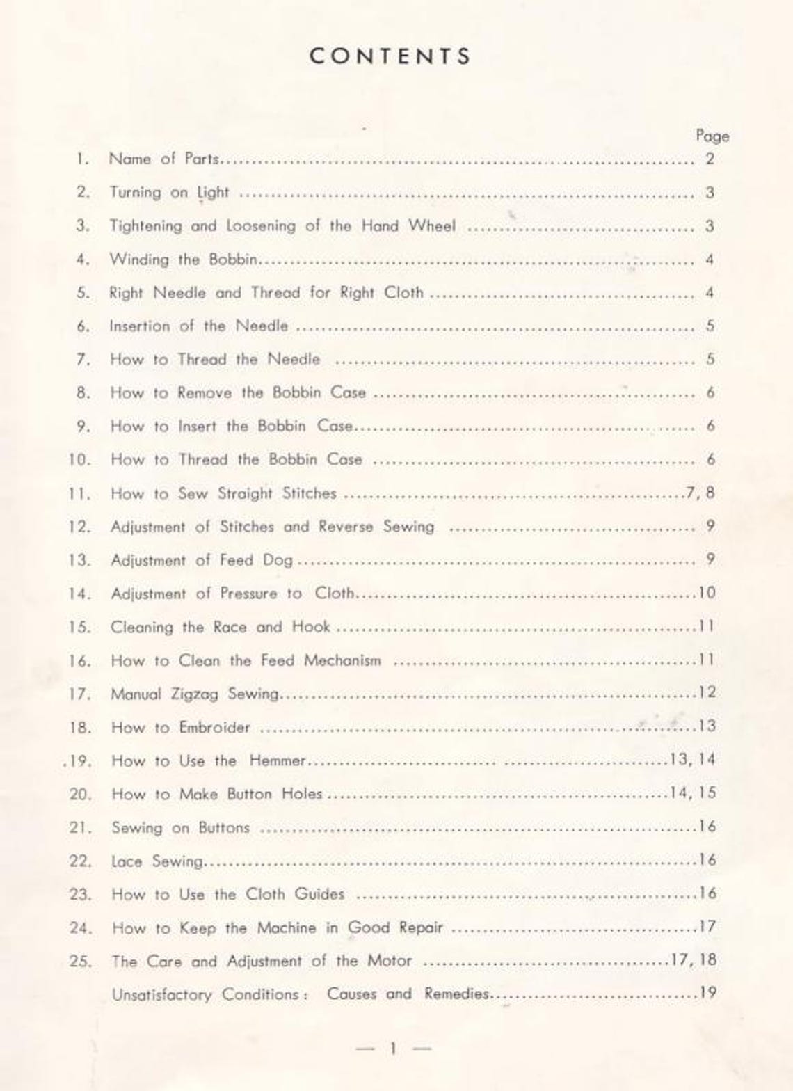 Adler 280M Hilton Riccar 333 Zig Zag Sewing Machine PDF Bundle ...