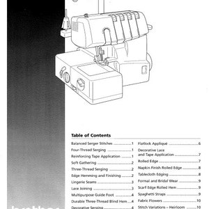 Brother Serger Techniques for Your Overlocker Machine Vintage PDF Book ...