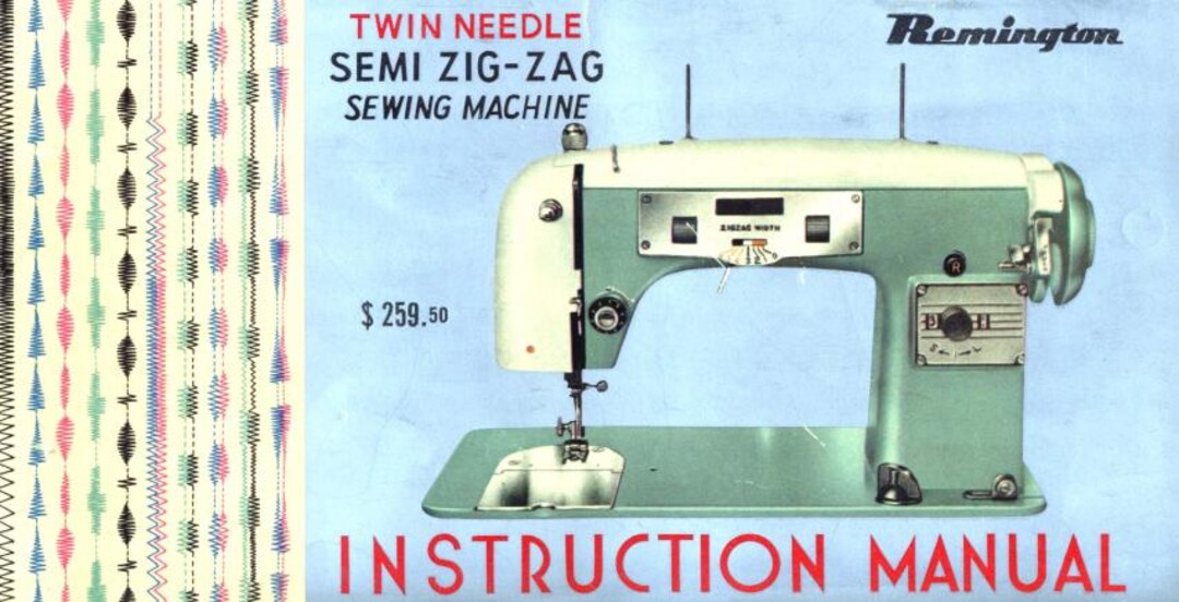 Remington Precision Deluxe 30 Twin Needle Semi Zig Zag Universal Zig ...