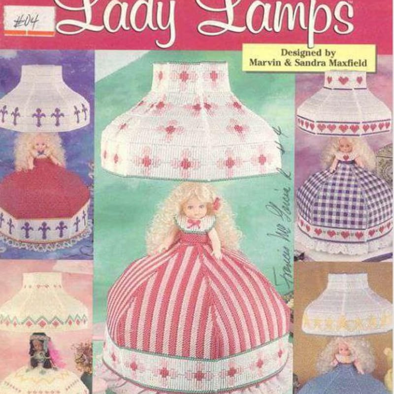 Vintage Lady Table Lamp - Etsy