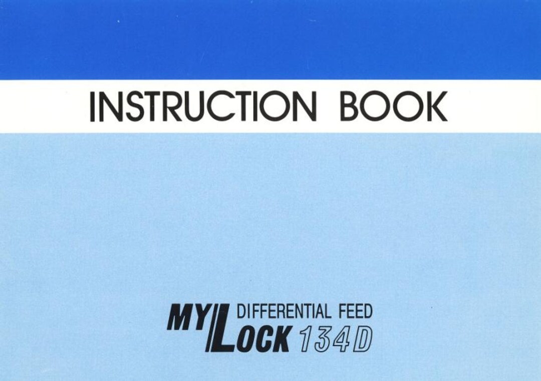 Janome Mylock 134d Overlocker / Serger Instruction Manual PDF Download ...