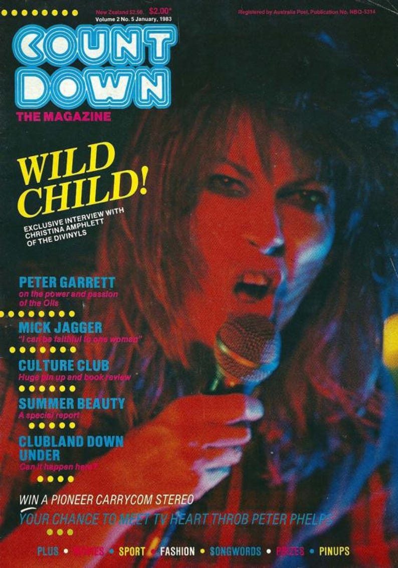 1983 1984 Australian Countdown Magazine 80s Musical Memories PDF ...