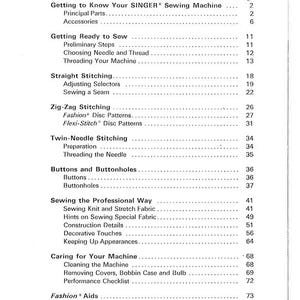 Singer 418 478 Stylist Zig Zag Sewing Machine Instruction Manuals in ...