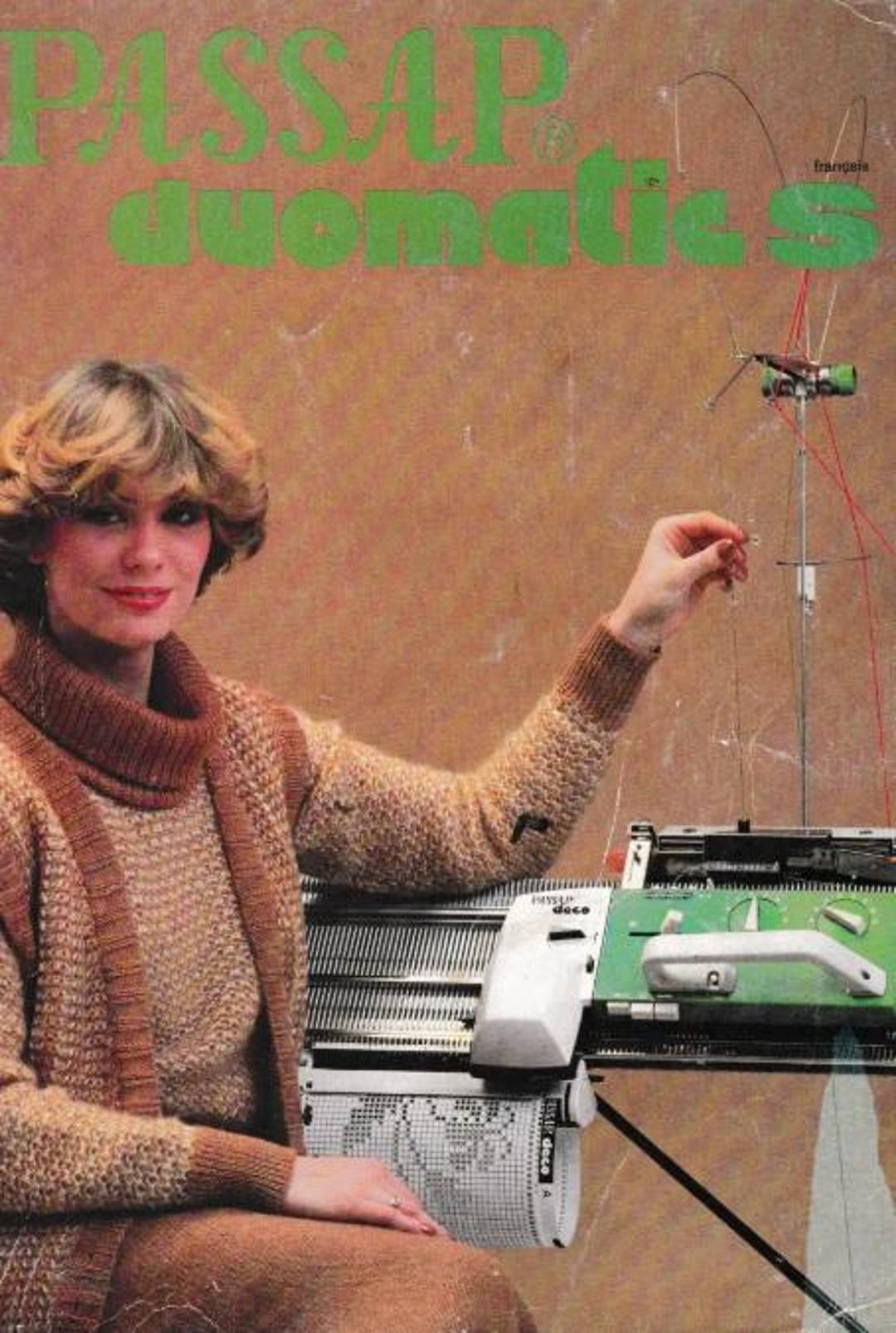 Passap Duomatic S French Knitting Machine Instruction Manual Book ...
