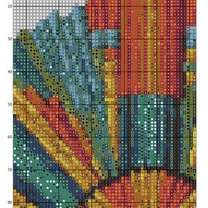 MCM Head North Compass Mandala Cross Stitch Mandala Wall Art PDF ...