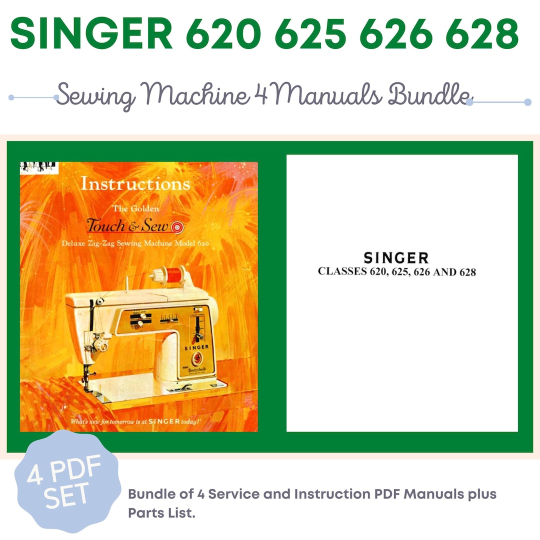 Singer 620 625 626 628 Golden Touch and Sew 5817 Sewing Machine Service ...