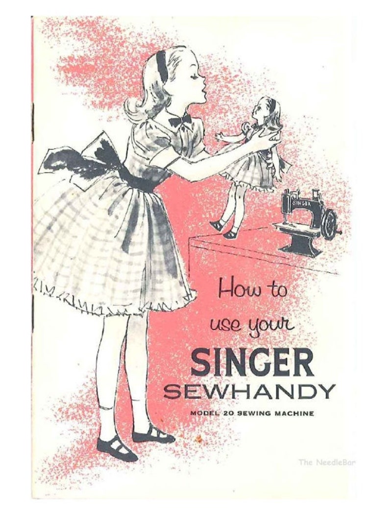 Singer Toy 20 Sewing Machine Instruction Adjusters 1914 1926 4 PDF ...