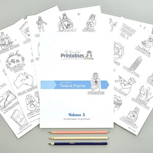 World History Timeline Figures Bundle | Homeschool Printable (PDF) - Etsy