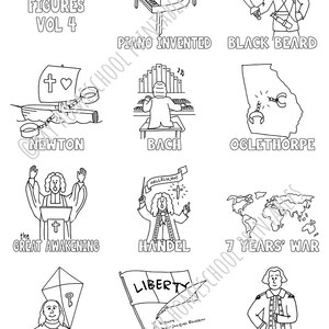 World History Timeline Figures Bundle | Homeschool Printable (PDF) - Etsy