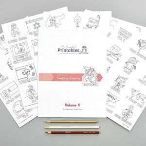 World History Timeline Figures Bundle | Homeschool Printable (PDF) - Etsy