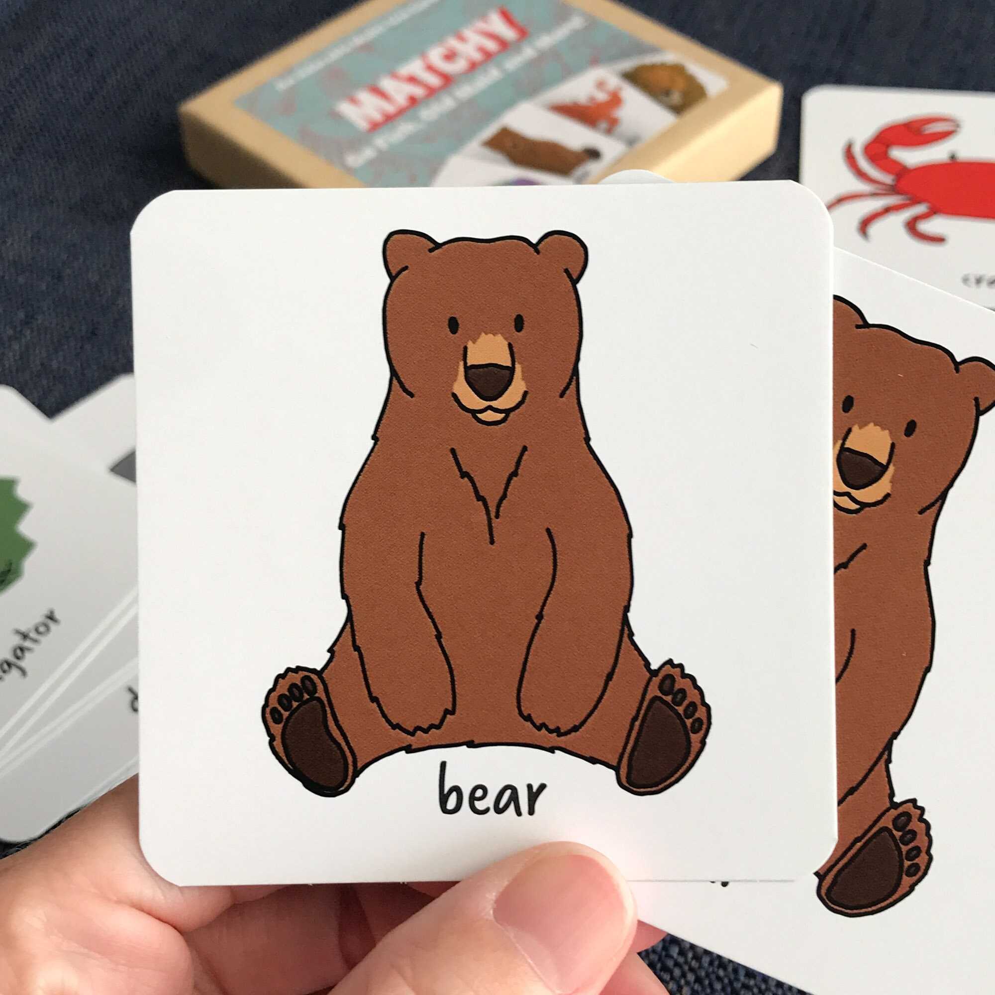 A-Z Animals Go-fish | Memory-style Card Game | for Preschoolers and ...