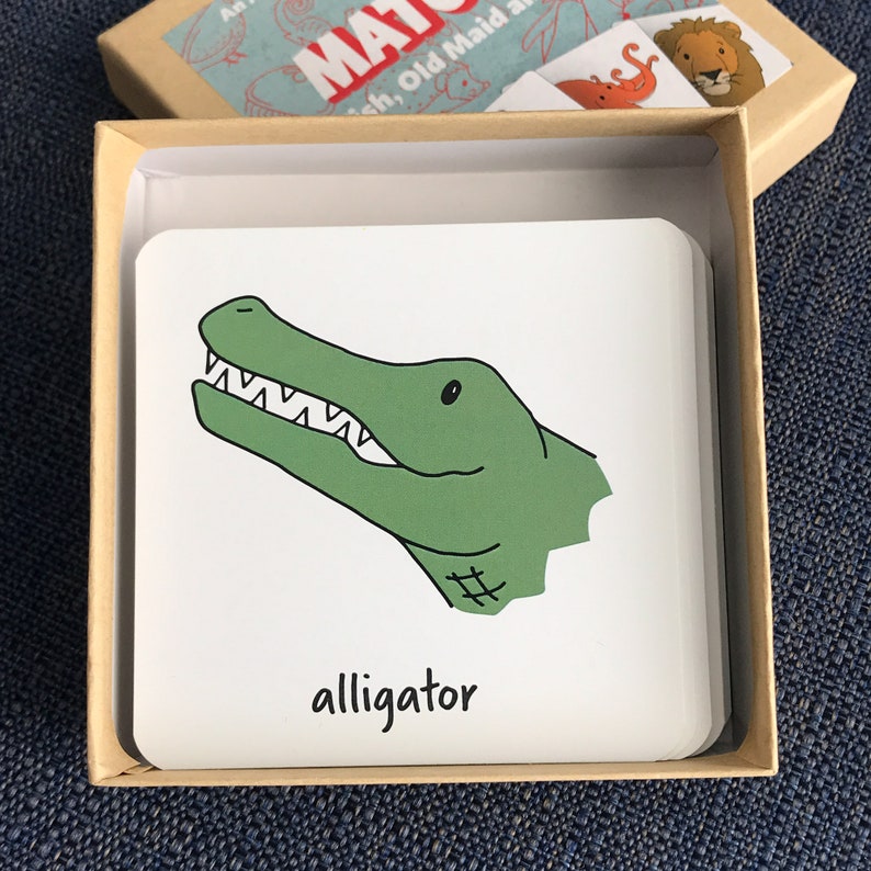 A-Z Animals Go-fish | Memory-style Card Game | for Preschoolers and ...