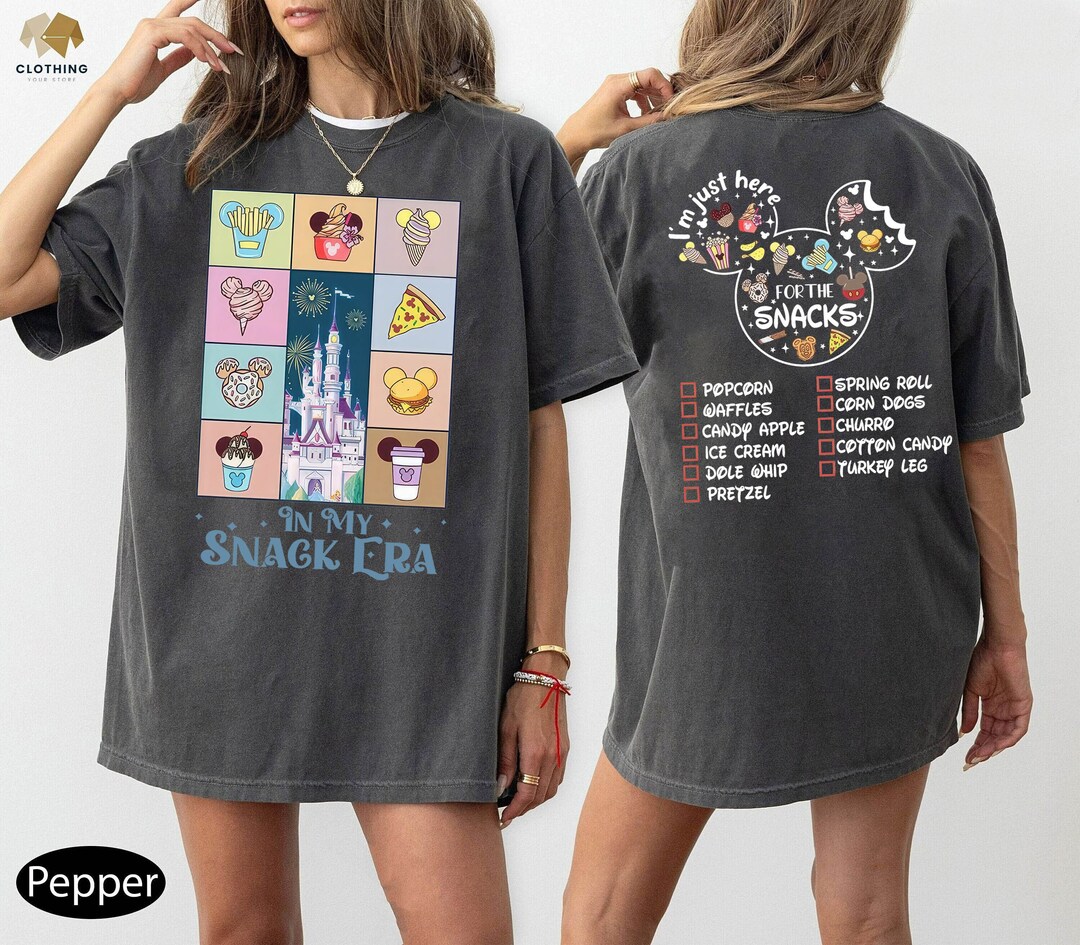 Snacking Around the World Shirt, Epcot World Tour Shirt, Disney Snacks ...