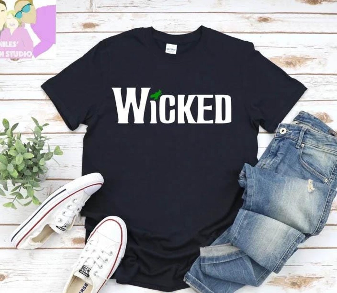 Wicked Logo Inspired T-shirt, Wicked Shirt, Wicked the Musical Shirt ...