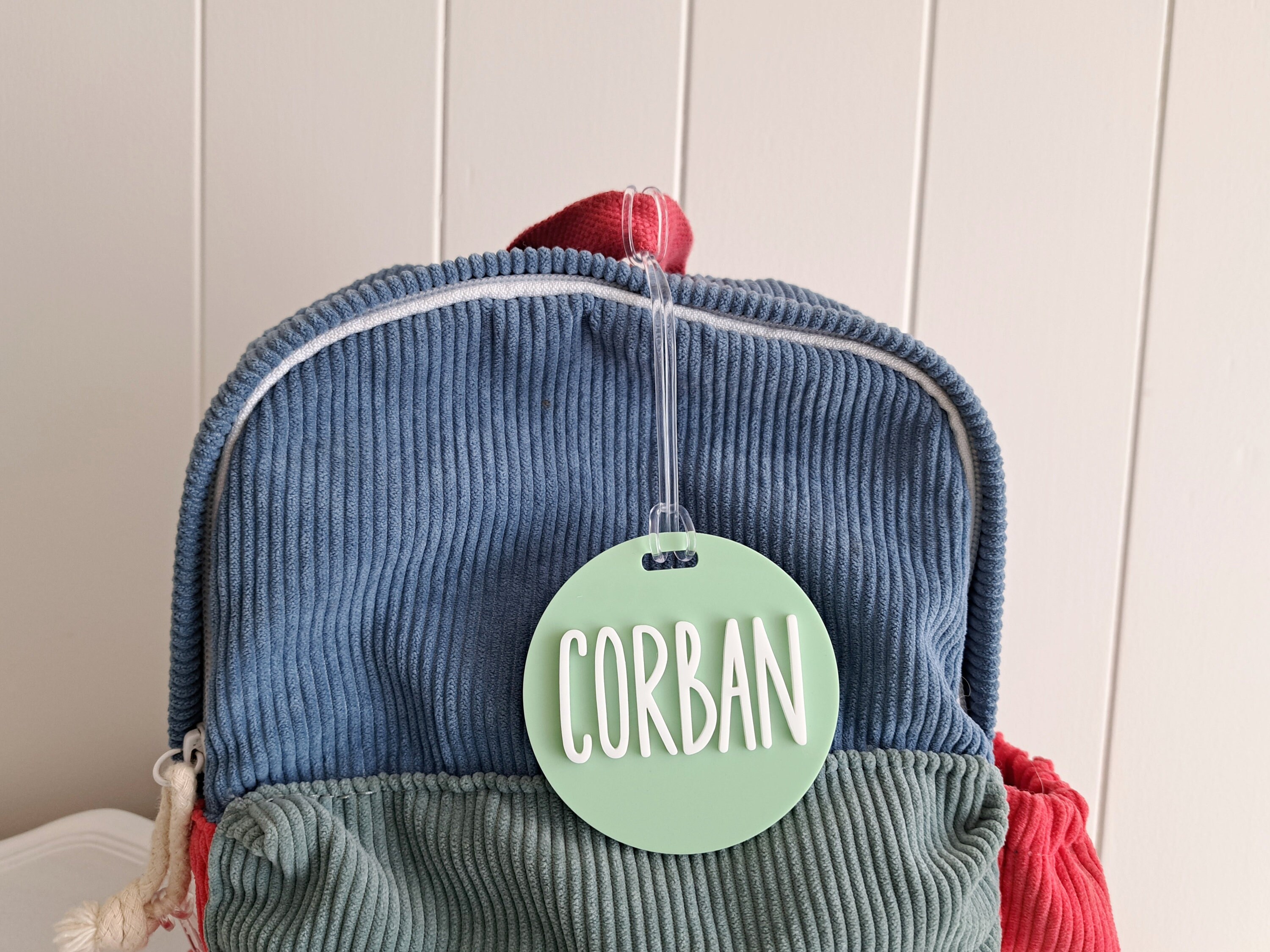 Personalised Circle Bag Tag - Etsy Australia