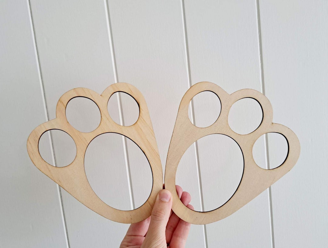 Bunny Feet Stencil - Etsy